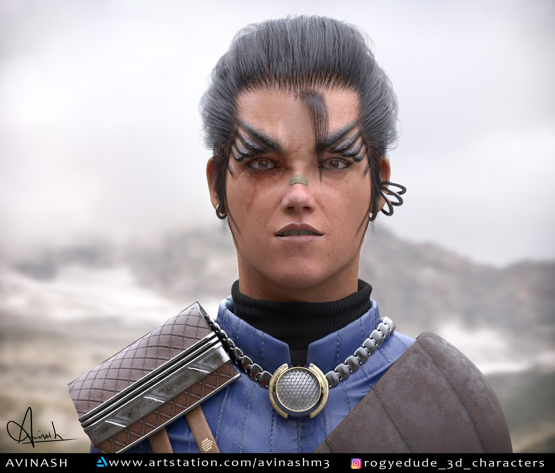 ArtStation - CURSED PRINCESS - portrait