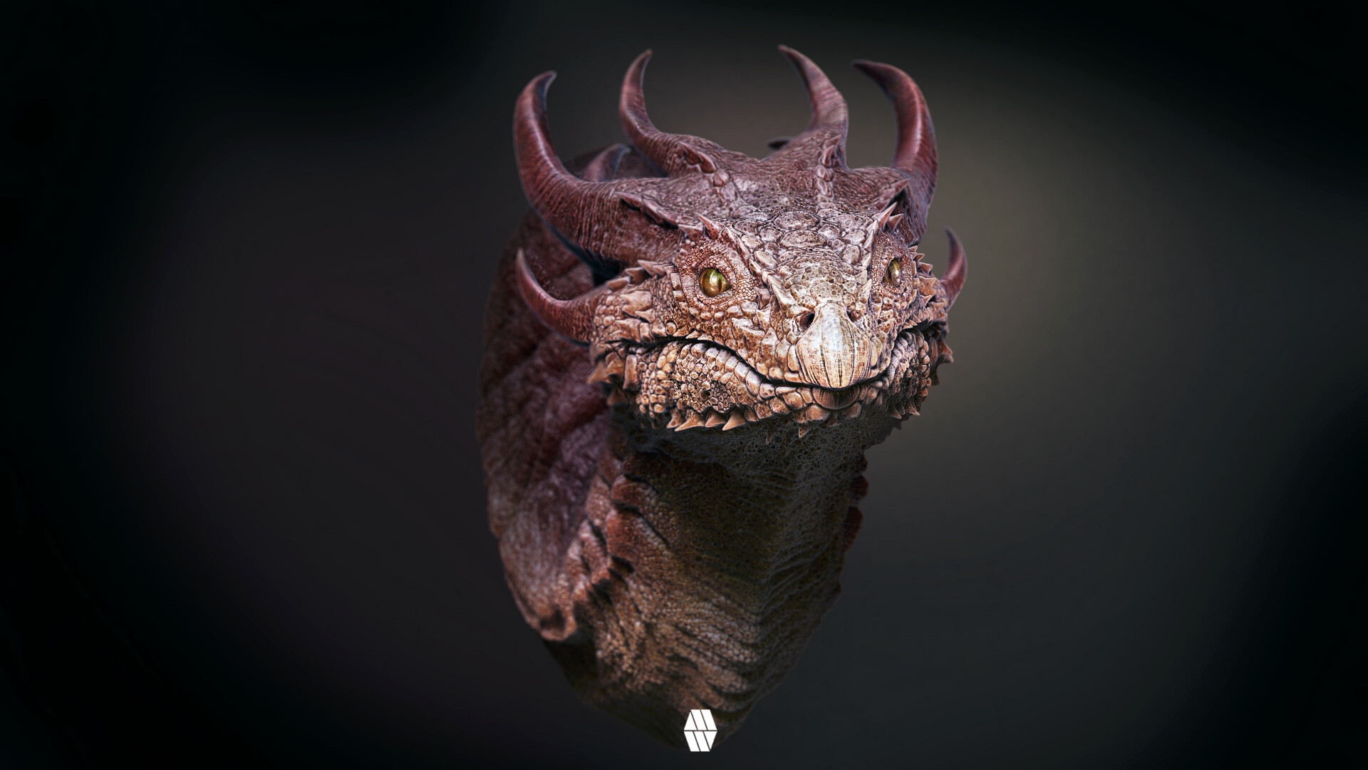 ArtStation - Dragon Bust Concept - Personal Project