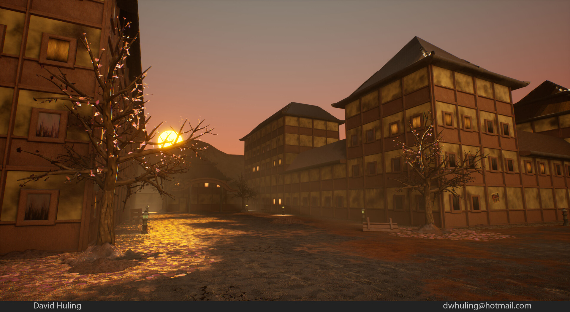 ArtStation - Post apocalyptic town