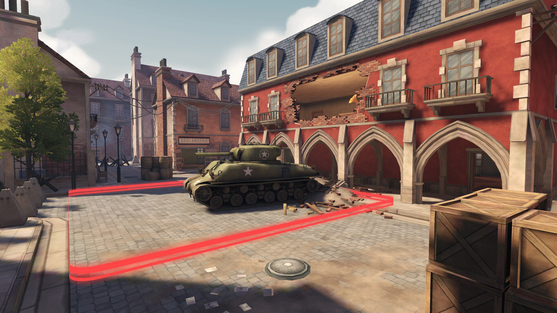 Andrey Makeev - Content for maps. Low poly, Mobile | Frontline Guard: WW2