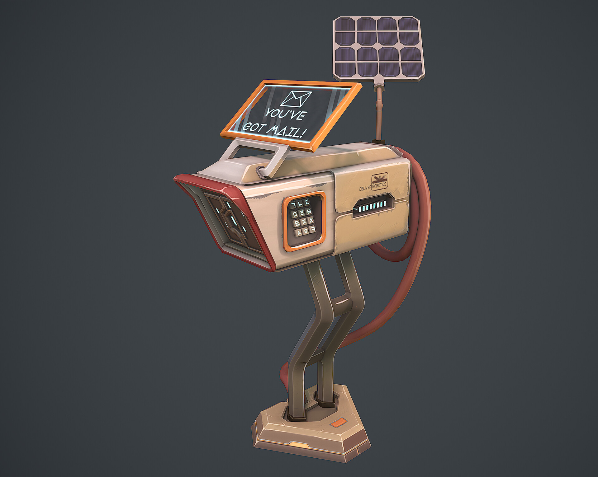ArtStation - Sci Fi Mailbox