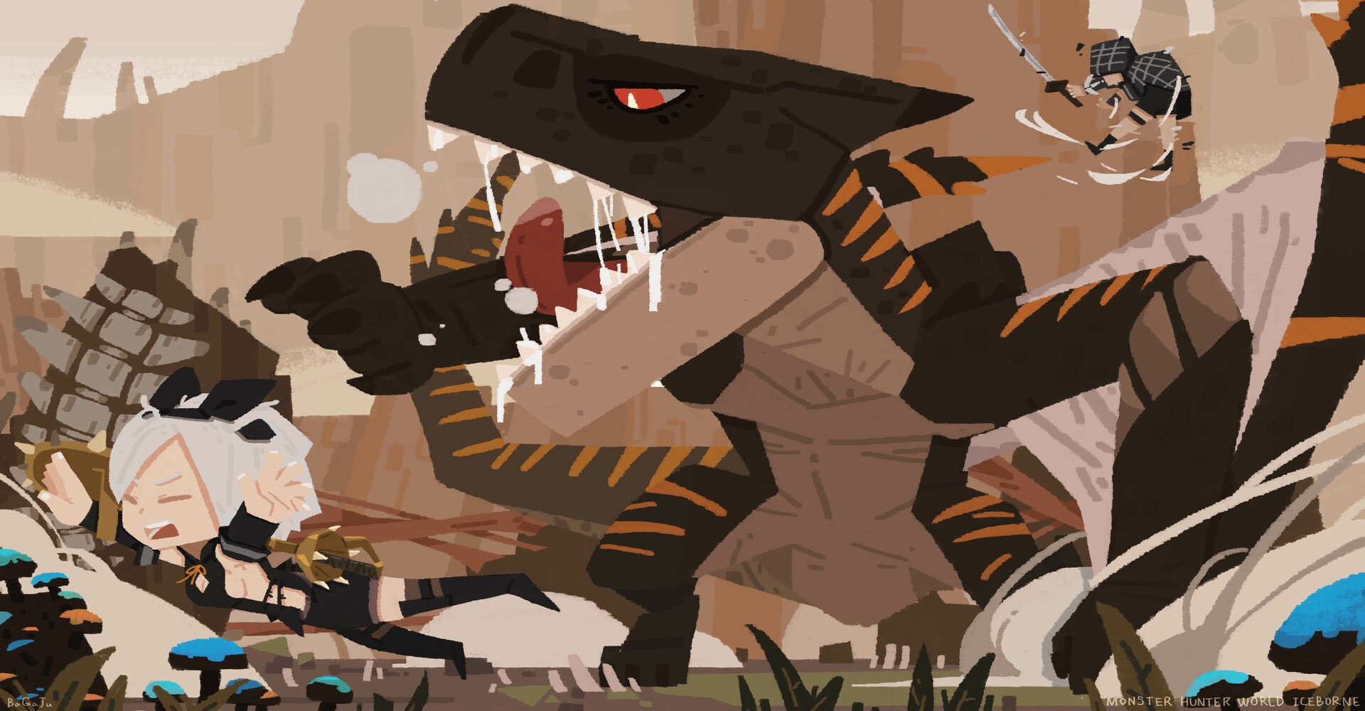 ArtStation - Monster Hunter World Fan art