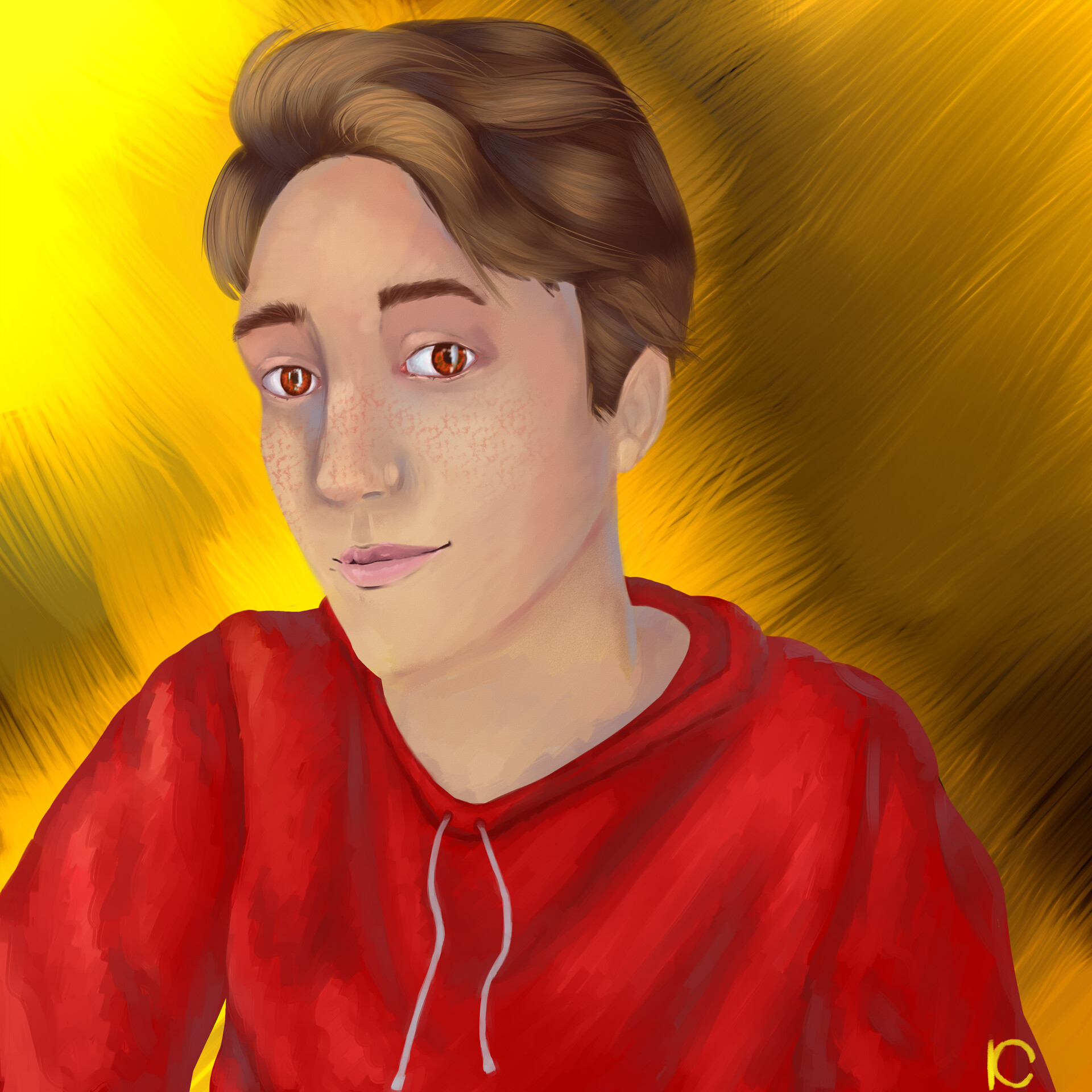 ArtStation - Portrait of my best friend