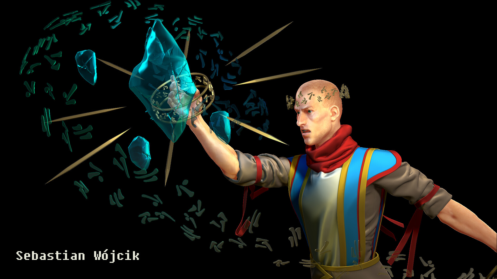 ArtStation - Mage harvesting mineral