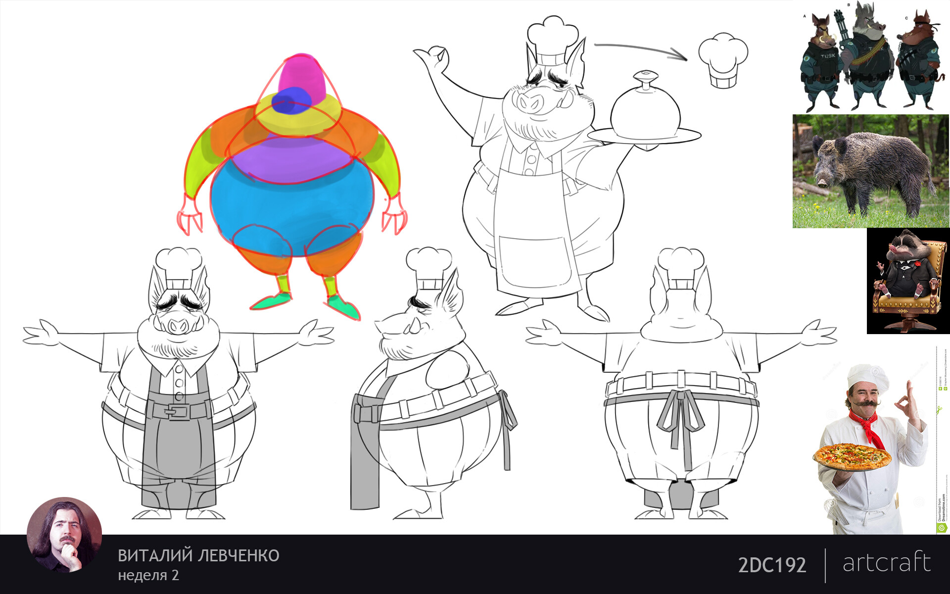 Vitaliy Levchenko - Boar Chef for Zootopia