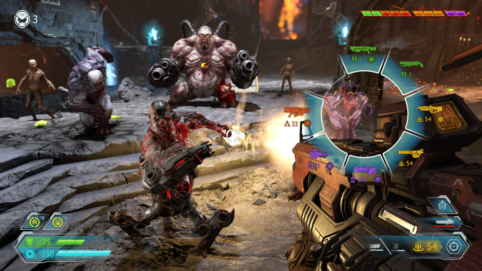 Brandon Chen - Doom Eternal UI Concept