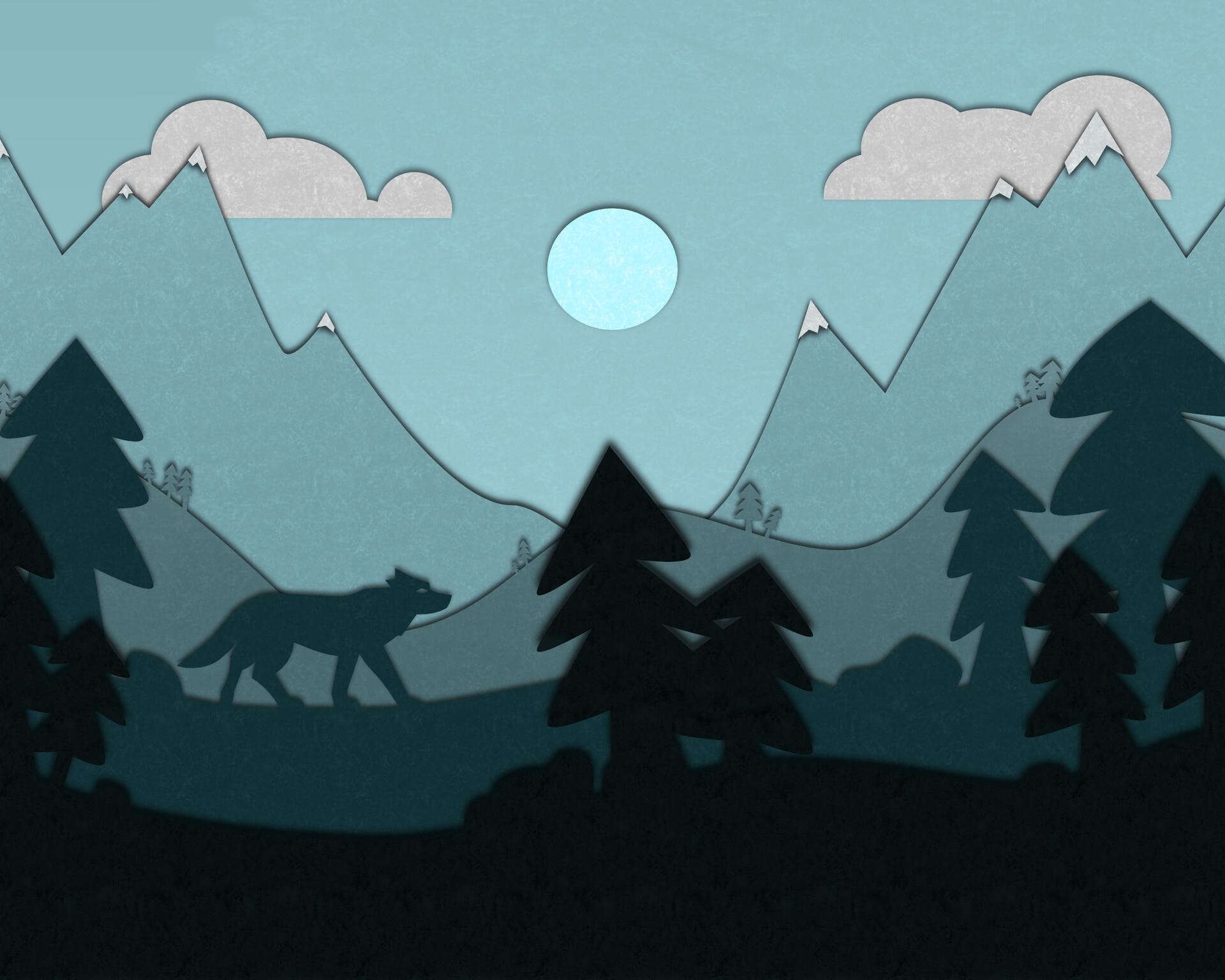 ArtStation - Lone Wolf