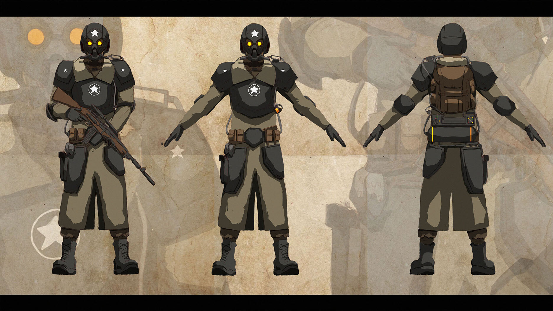 Ilija Veleski - WW2 | Allied soldiers - Concept Art