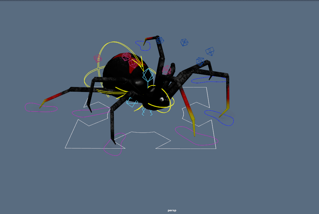 Misty Loreen - Spider Rig with Animations