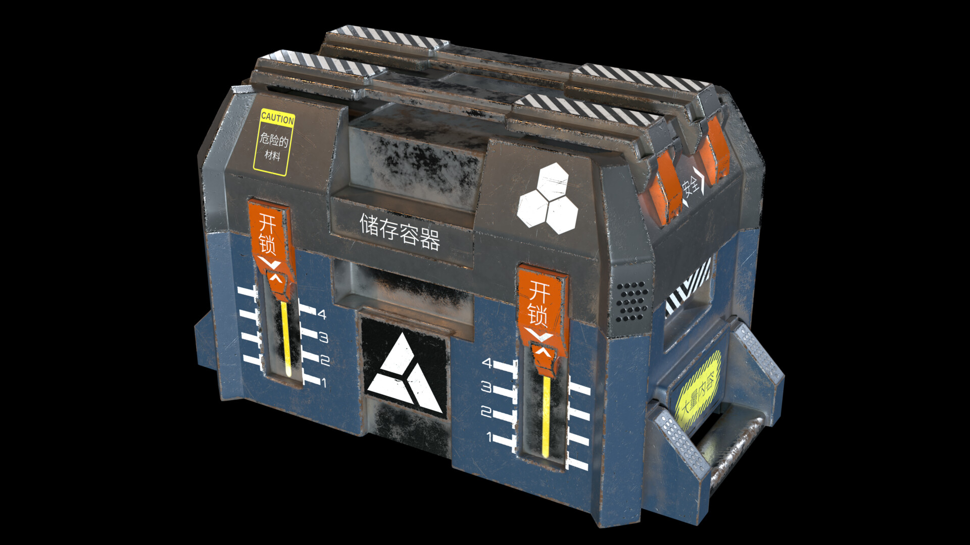 ArtStation - Sci-fi container texturing