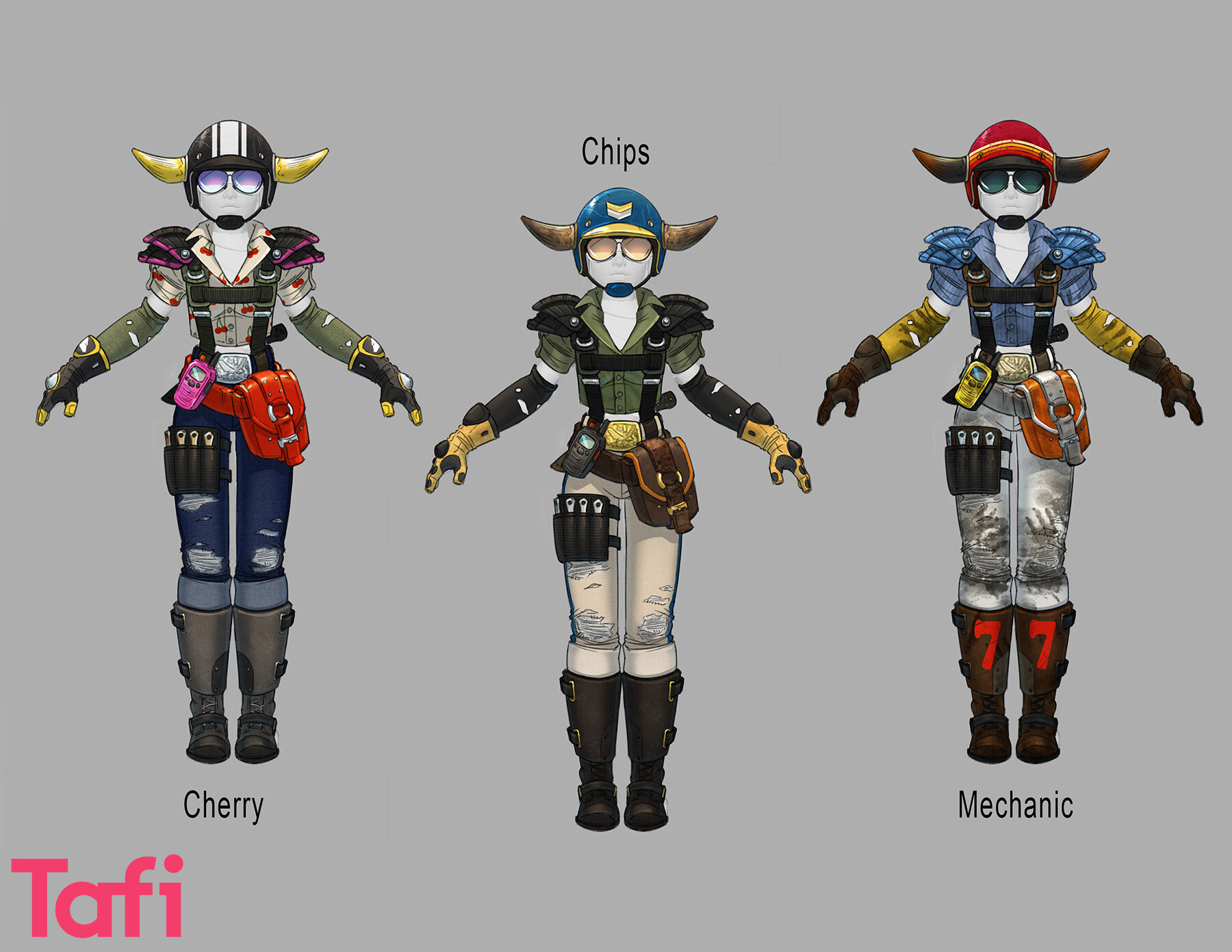 ArtStation - Tafi Avatar modular outfits & skins