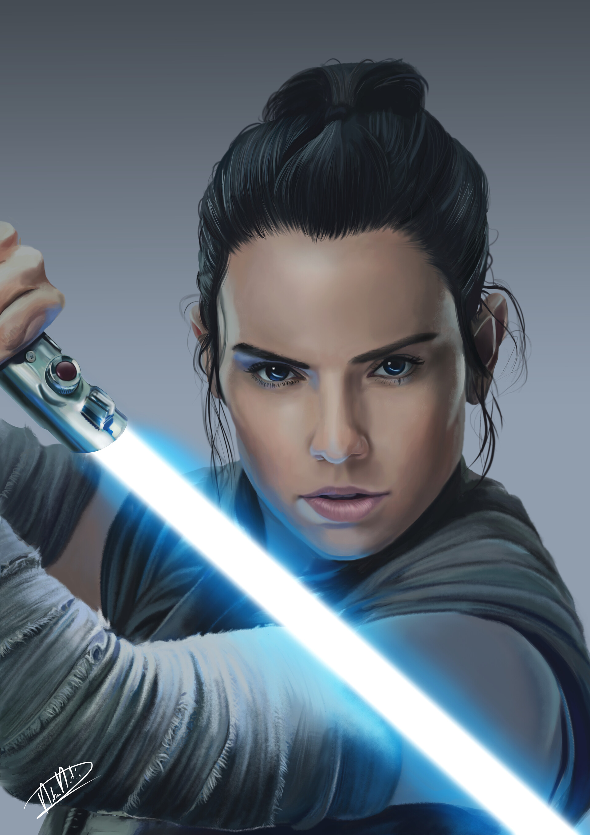 ArtStation - Daisy Ridley as Rey in Star Wars