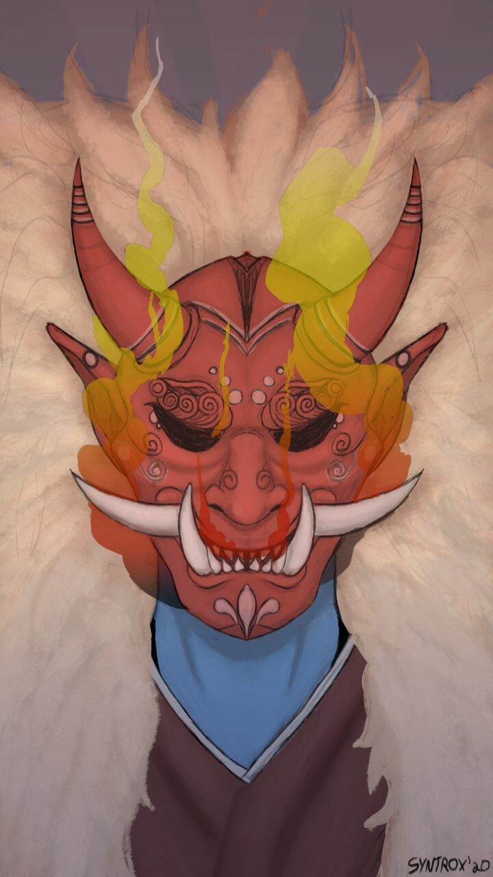 ArtStation - Oni Mask
