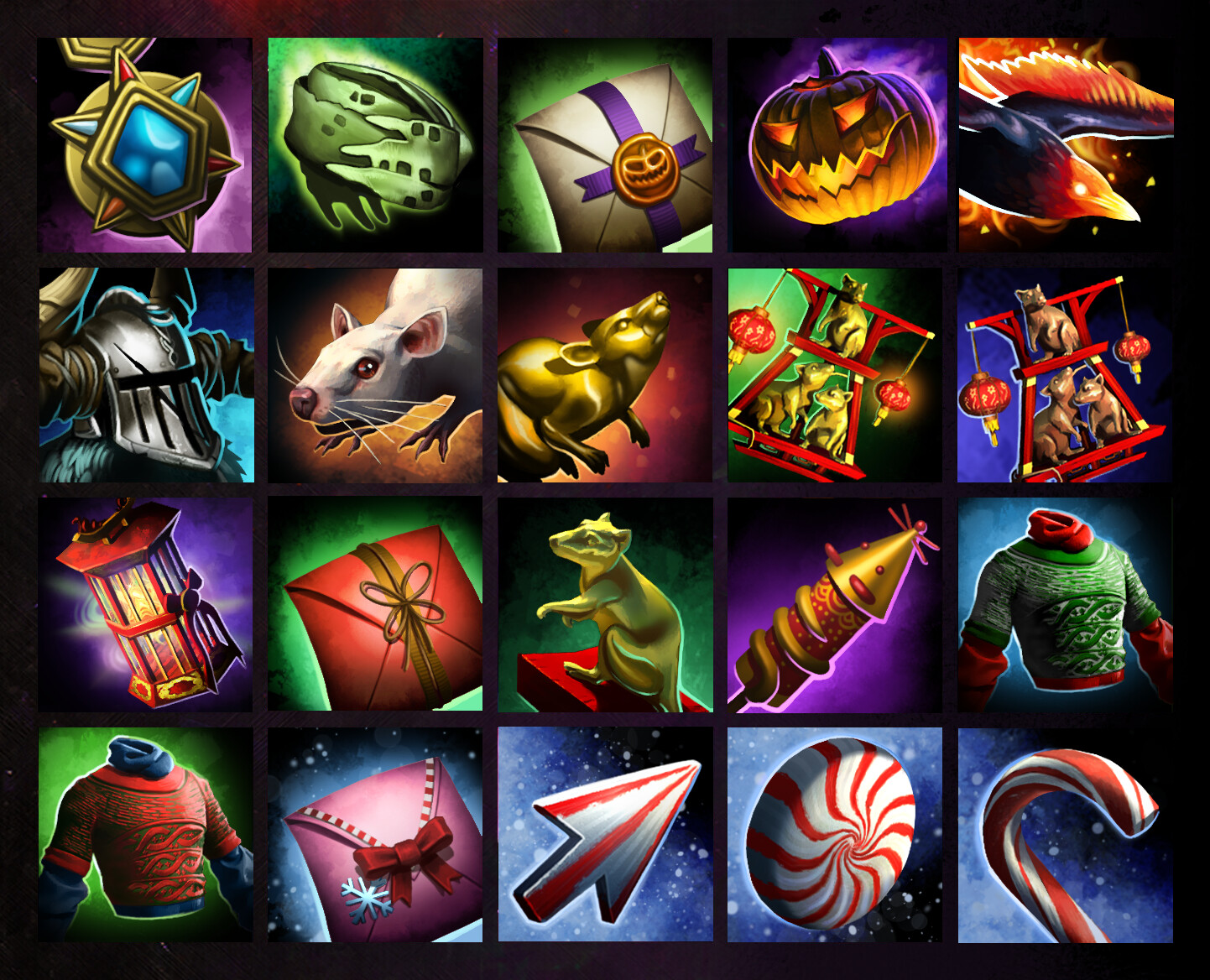 ArtStation - GW2 Holiday Icons