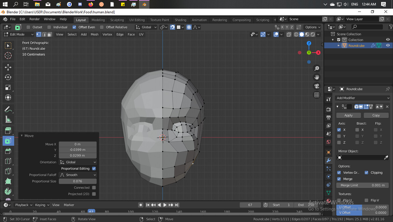 ArtStation - Human Topology 3D