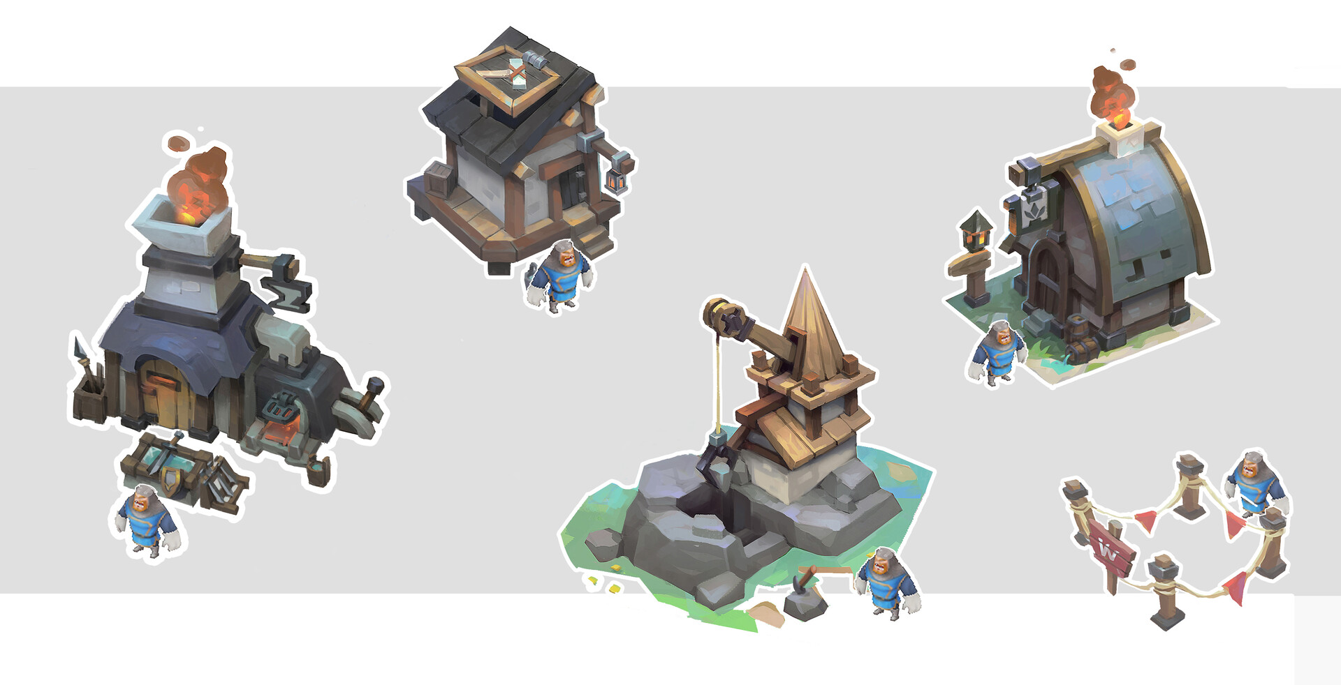 ArtStation - concept of cartoon building