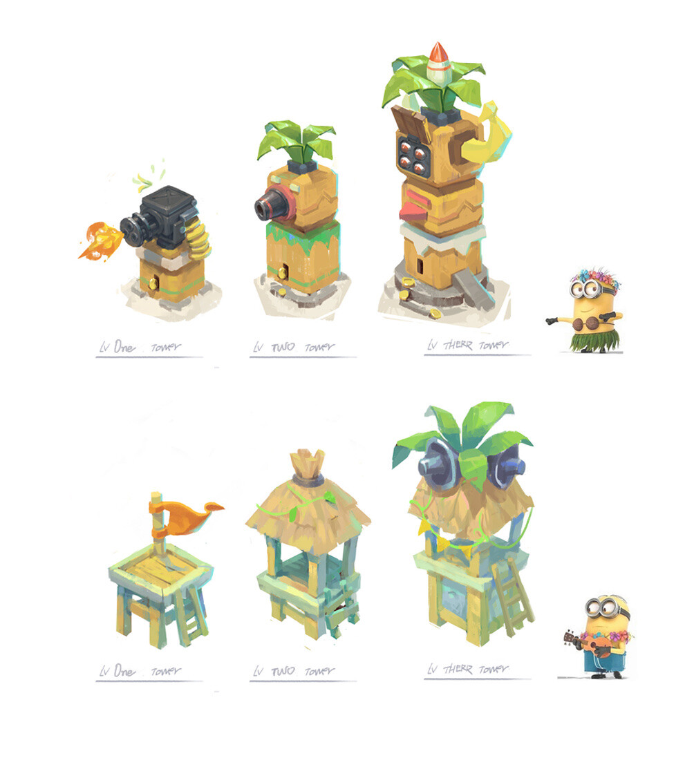 ArtStation - concept of cartoon building