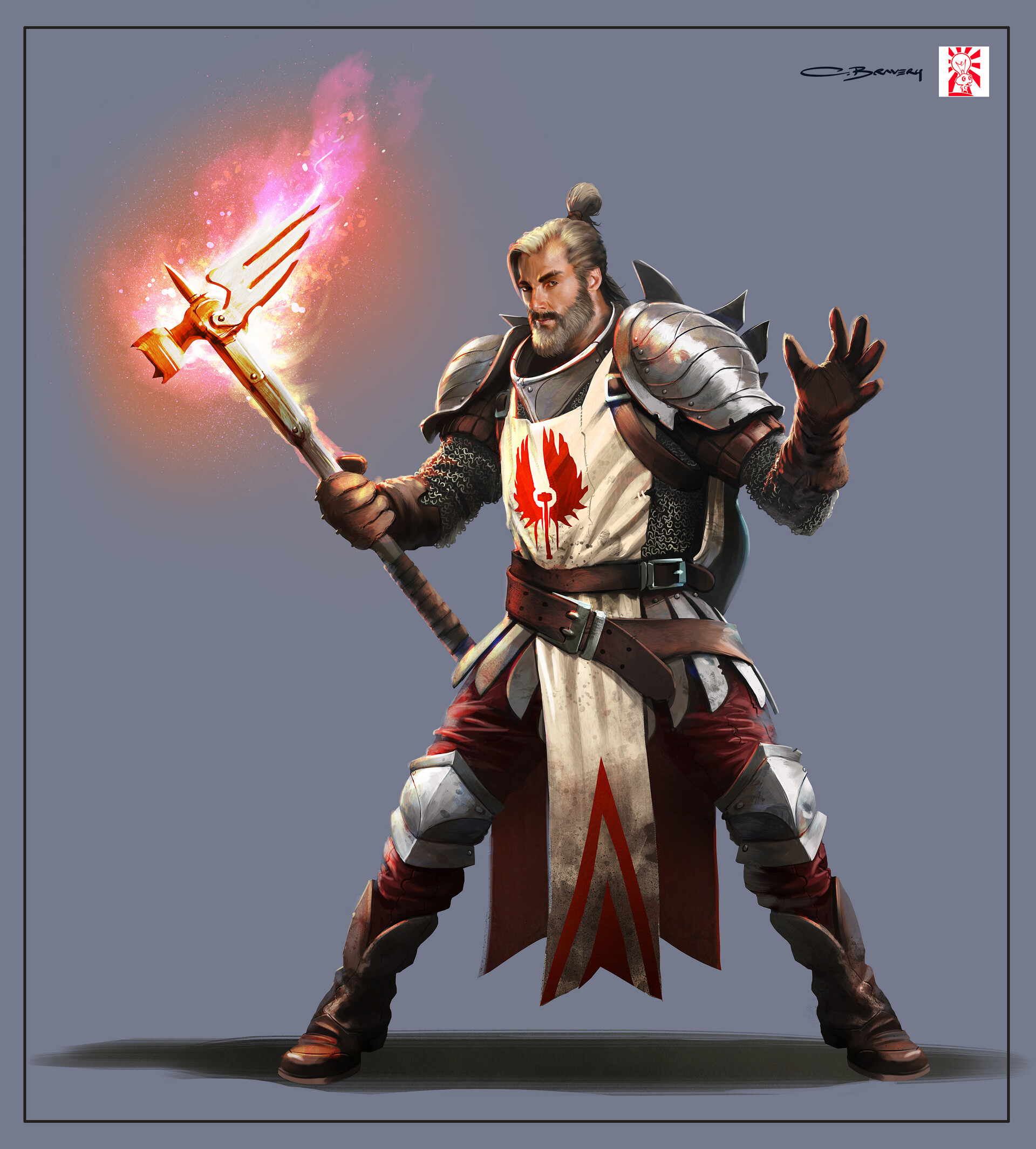 Christian Bravery - Valourous Knight Concept art