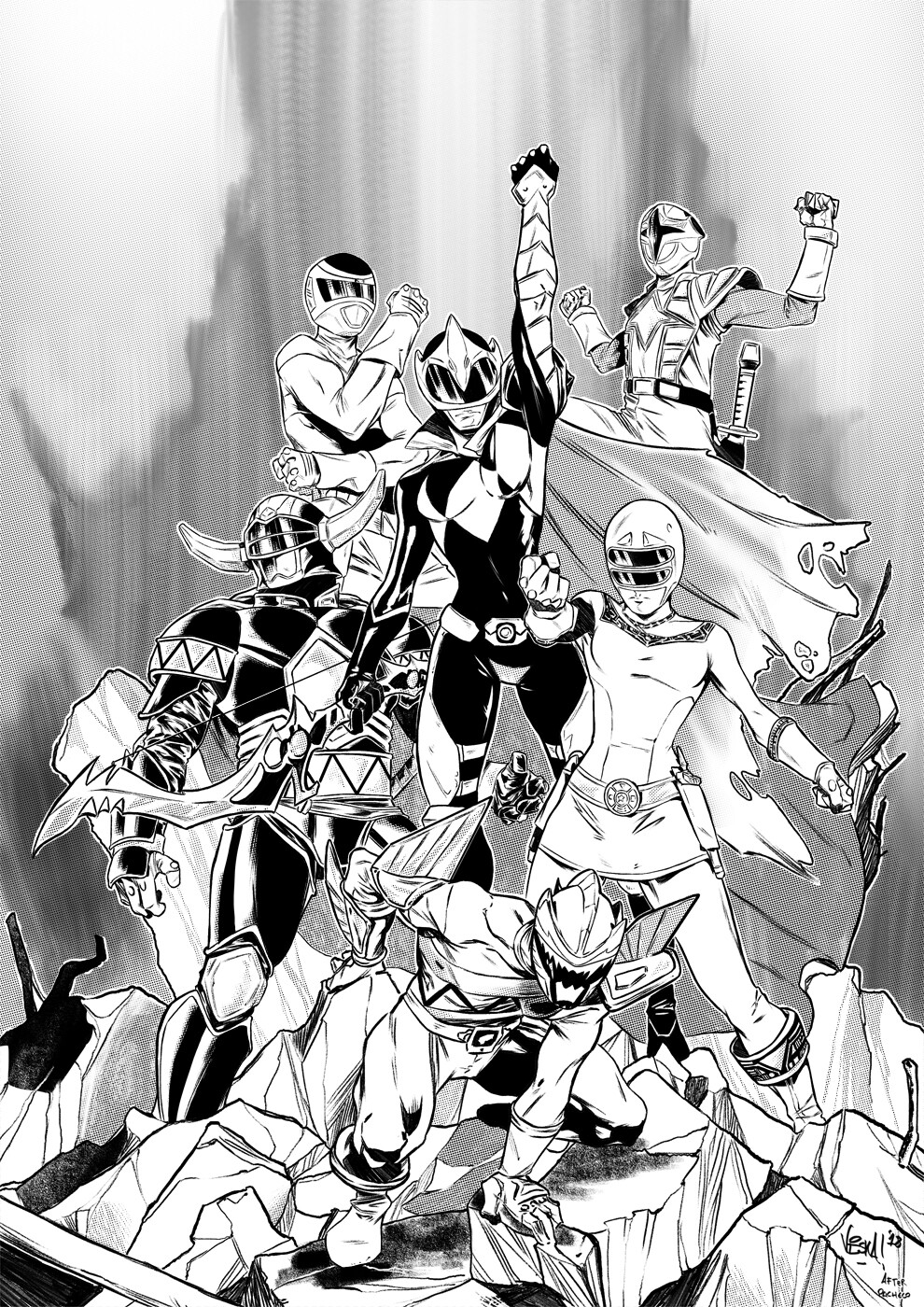 ArtStation - Power Rangers - Beyond the Grid