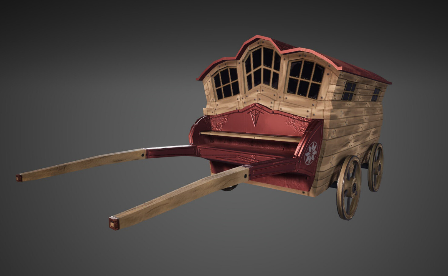 ArtStation - The Fantasy Wagon Full Modeling and Texturing Pipeline