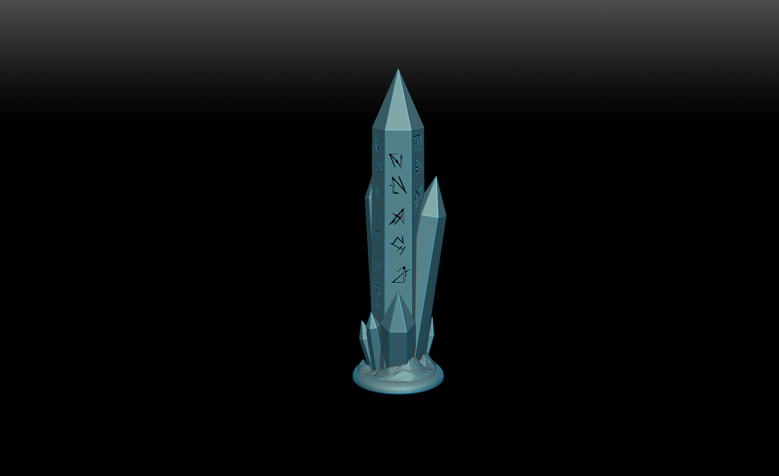 ArtStation - Tabletop Terrain: Ice Pillar