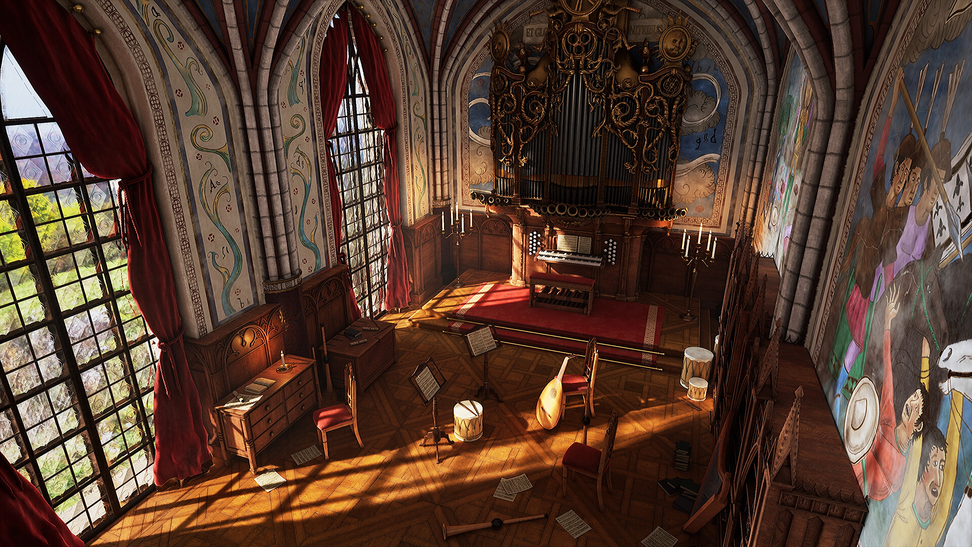 Gabriel Dreher - Medieval Music Room