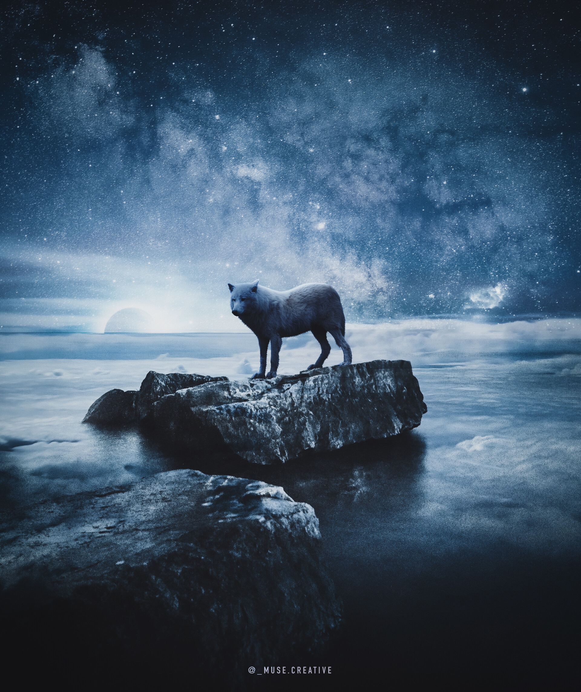 ArtStation - Howling to the Moon