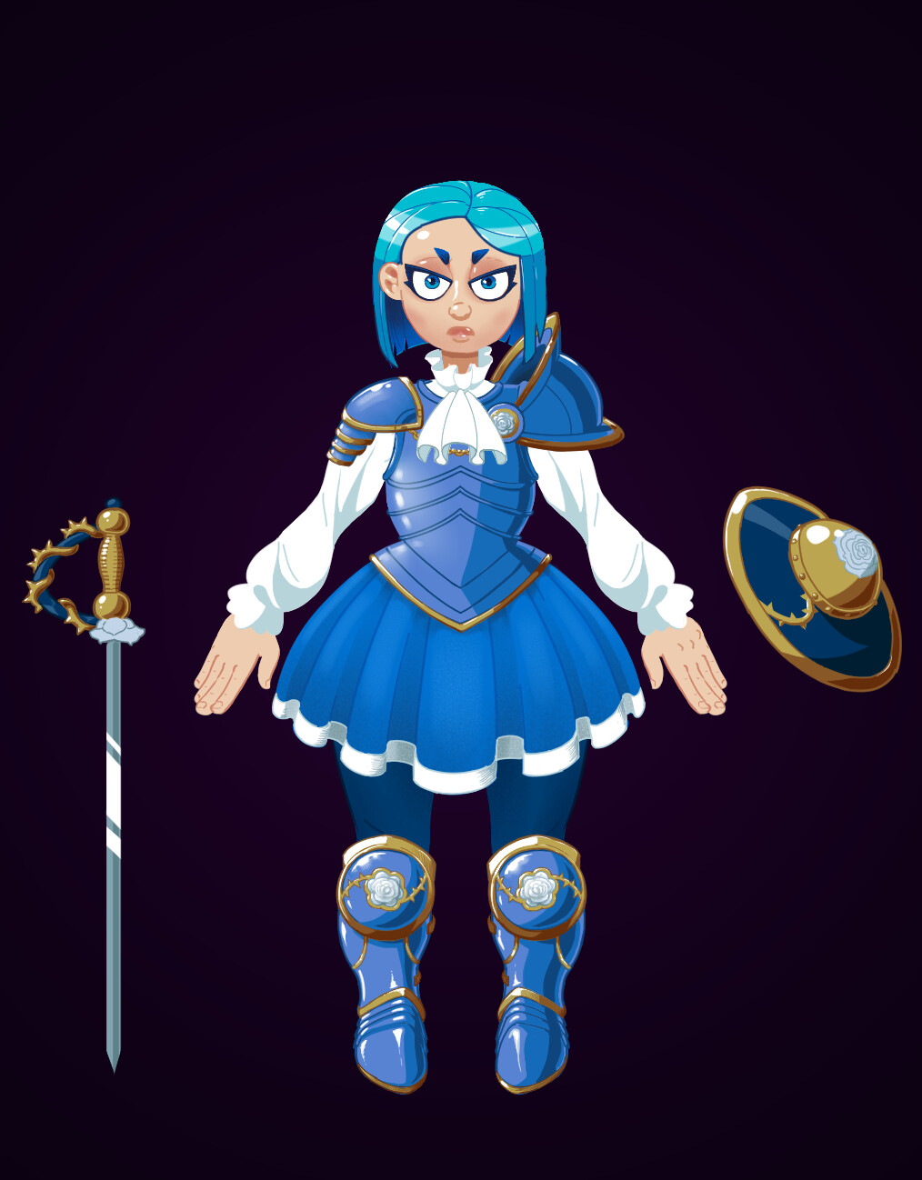 ArtStation - Rose Warrior