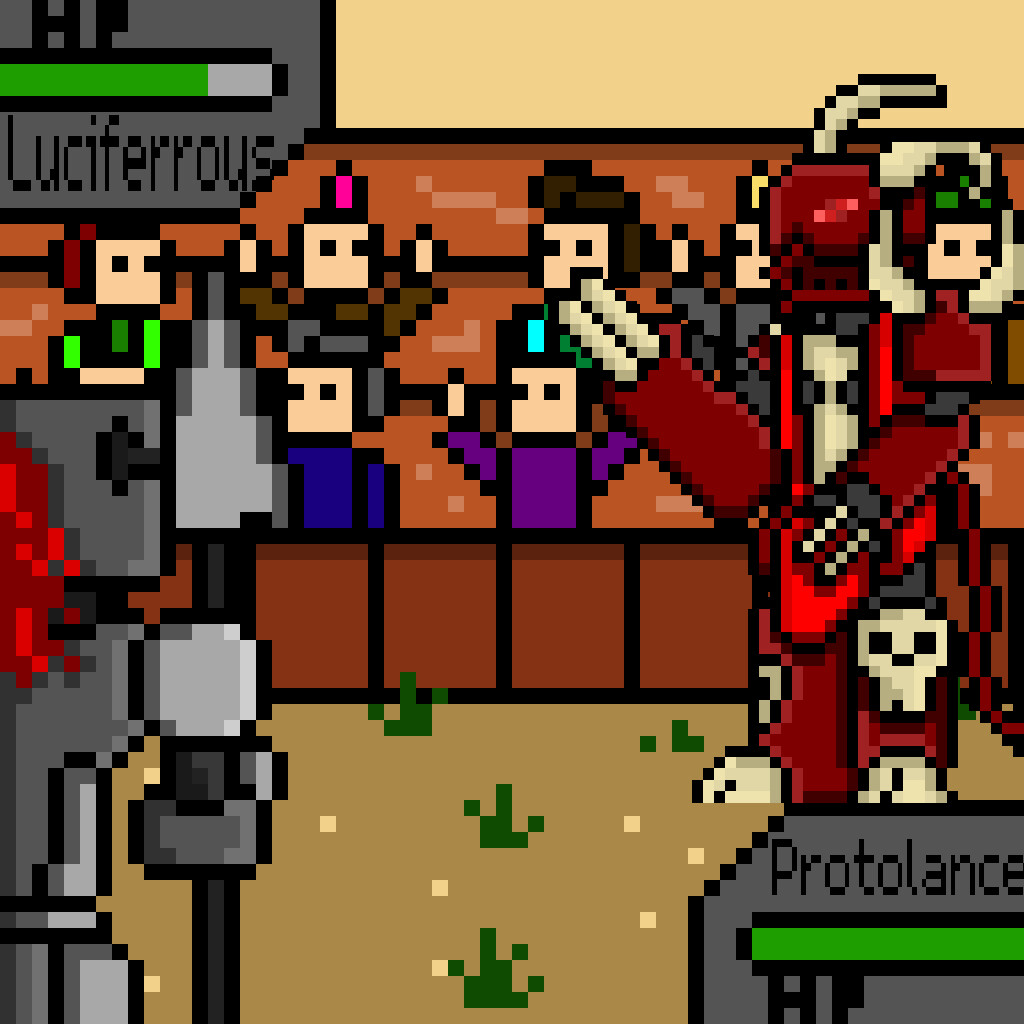 ArtStation - In game battle Screen