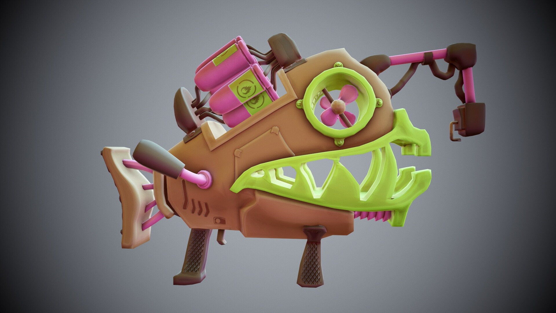 ArtStation - Sci-fi Angler Gun