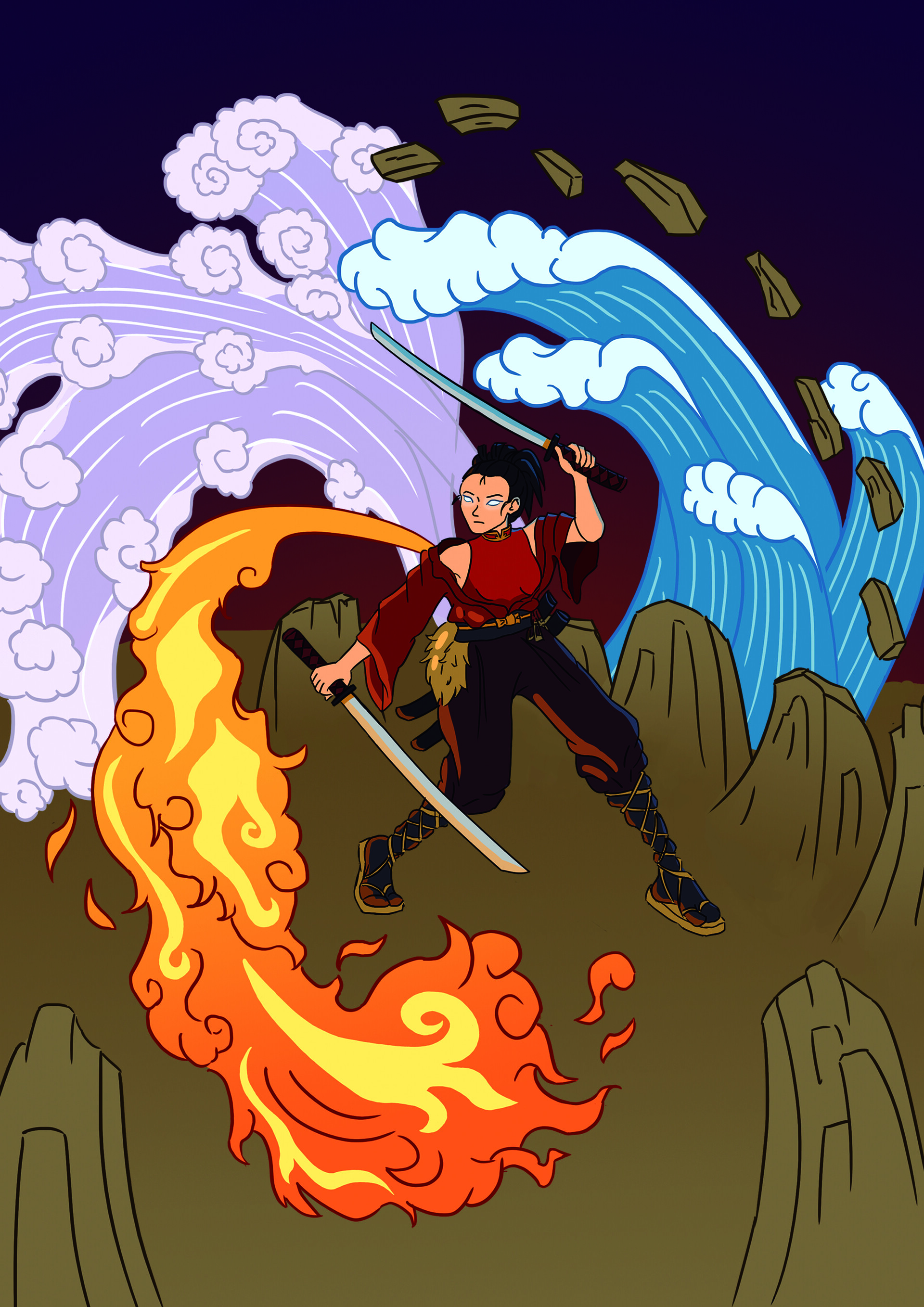 ArtStation - Avatar Miyamoto Musashi