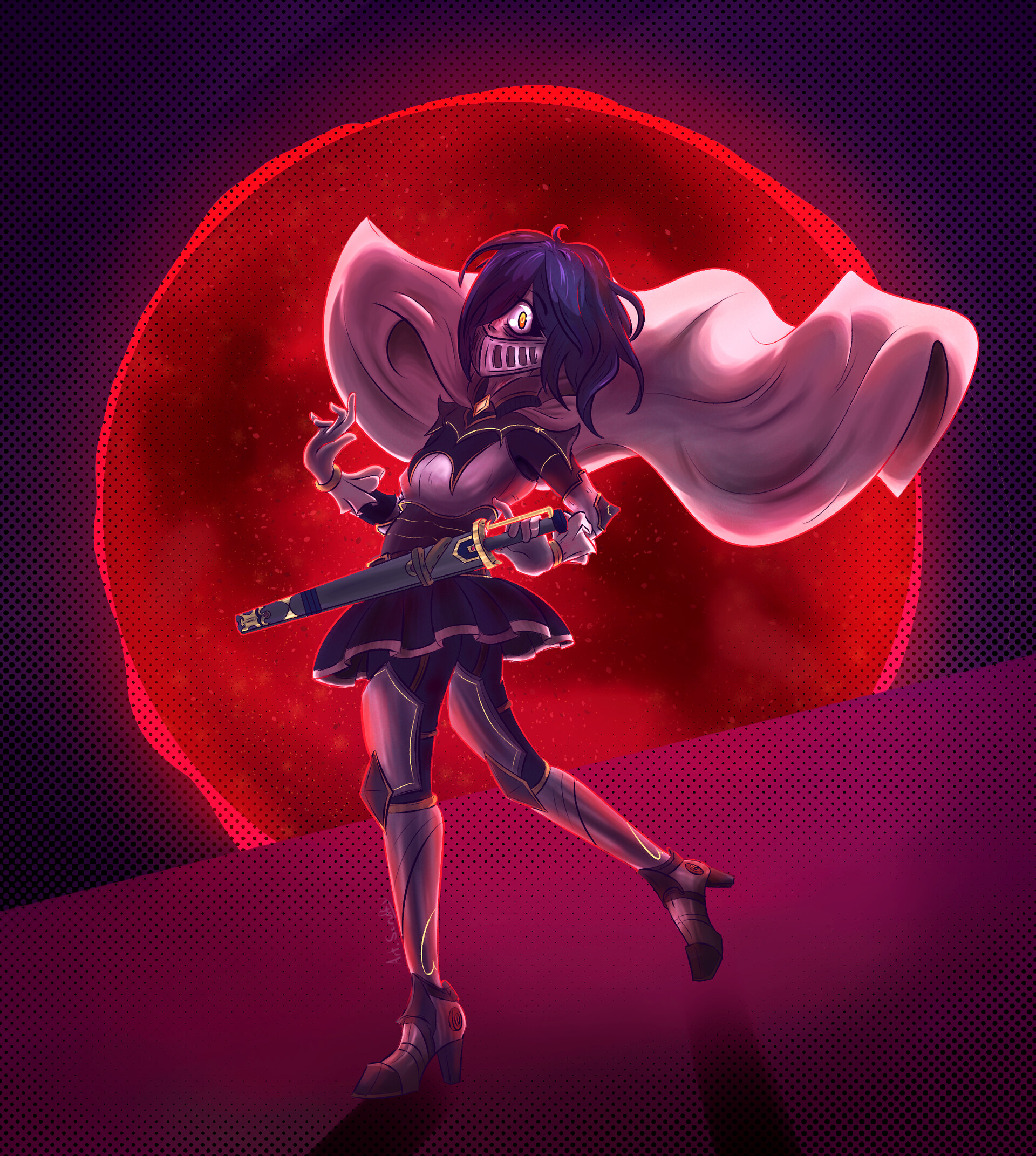 ArtStation - Knight of The Bloodmoon