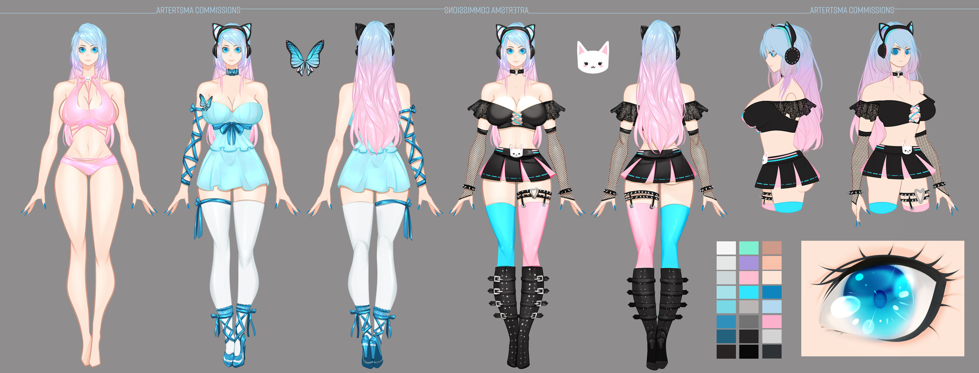 ArtStation - [C] Character Design Sheet- SilverVale