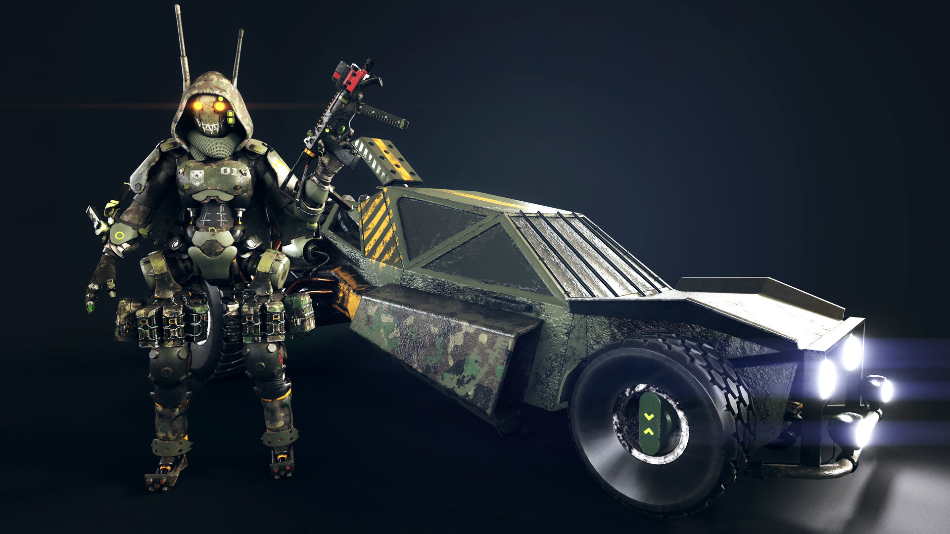 ArtStation - Droid Warrior