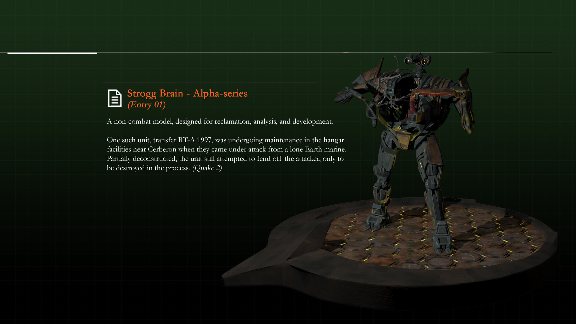 Matt W. - Strogg Brain (Reclamation Transfer)