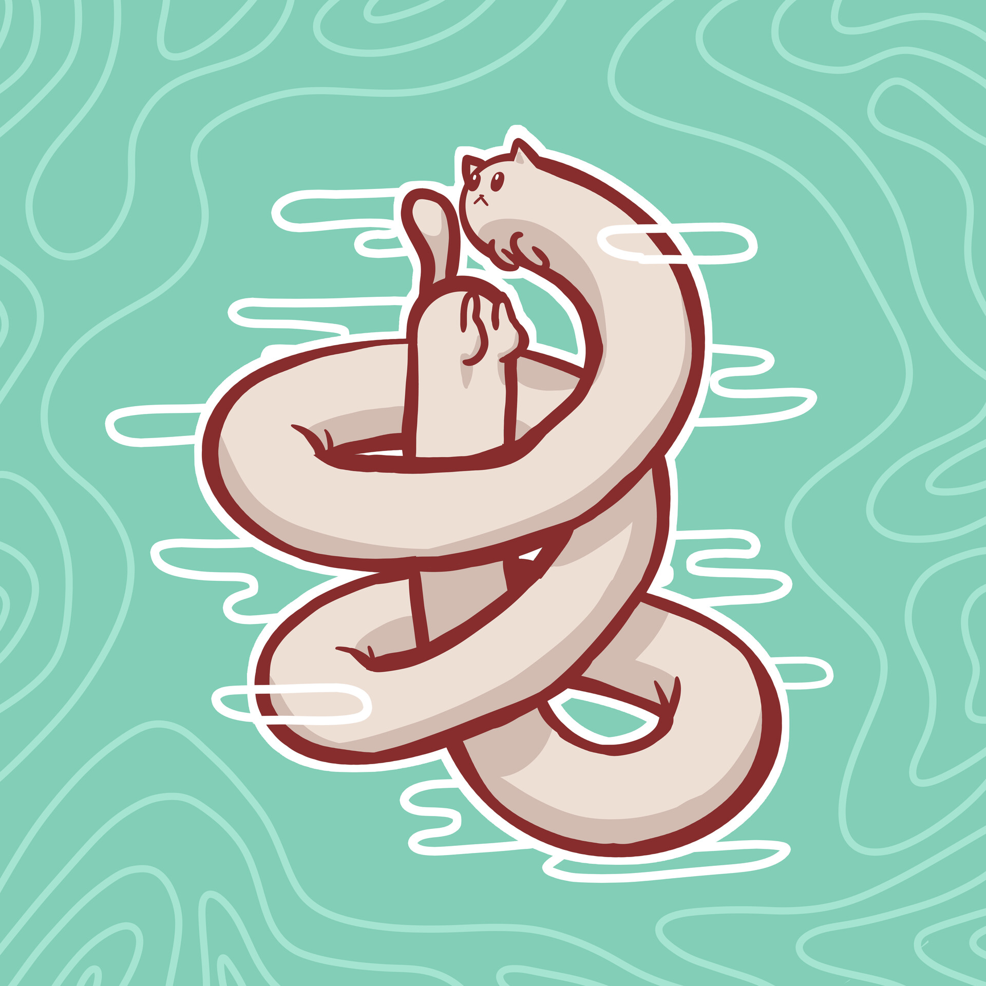 ArtStation - A Long Cat