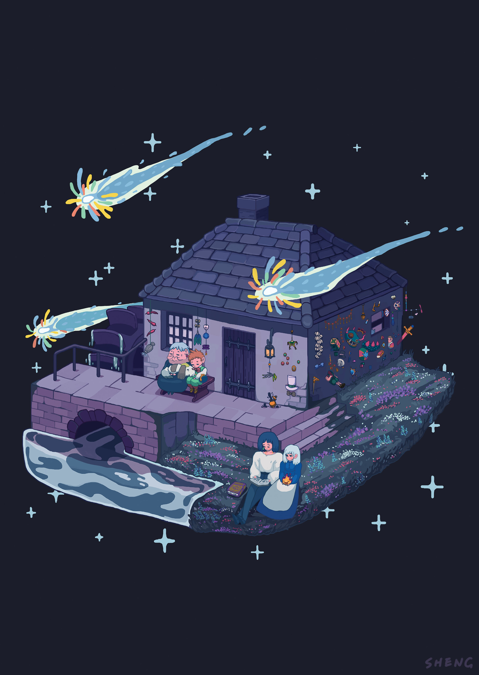 ArtStation - Howl's Moving Castle fanart