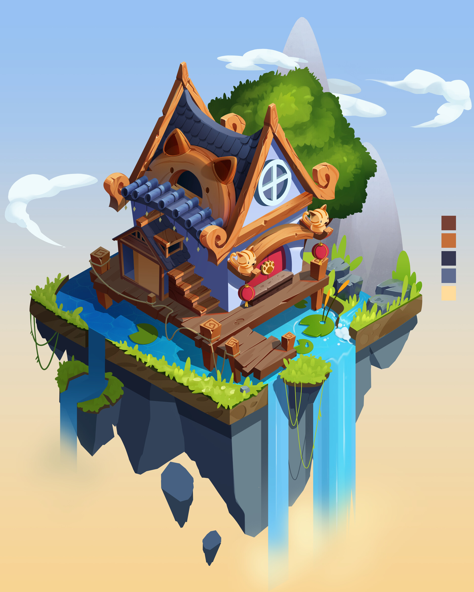 ArtStation - Isometric Background