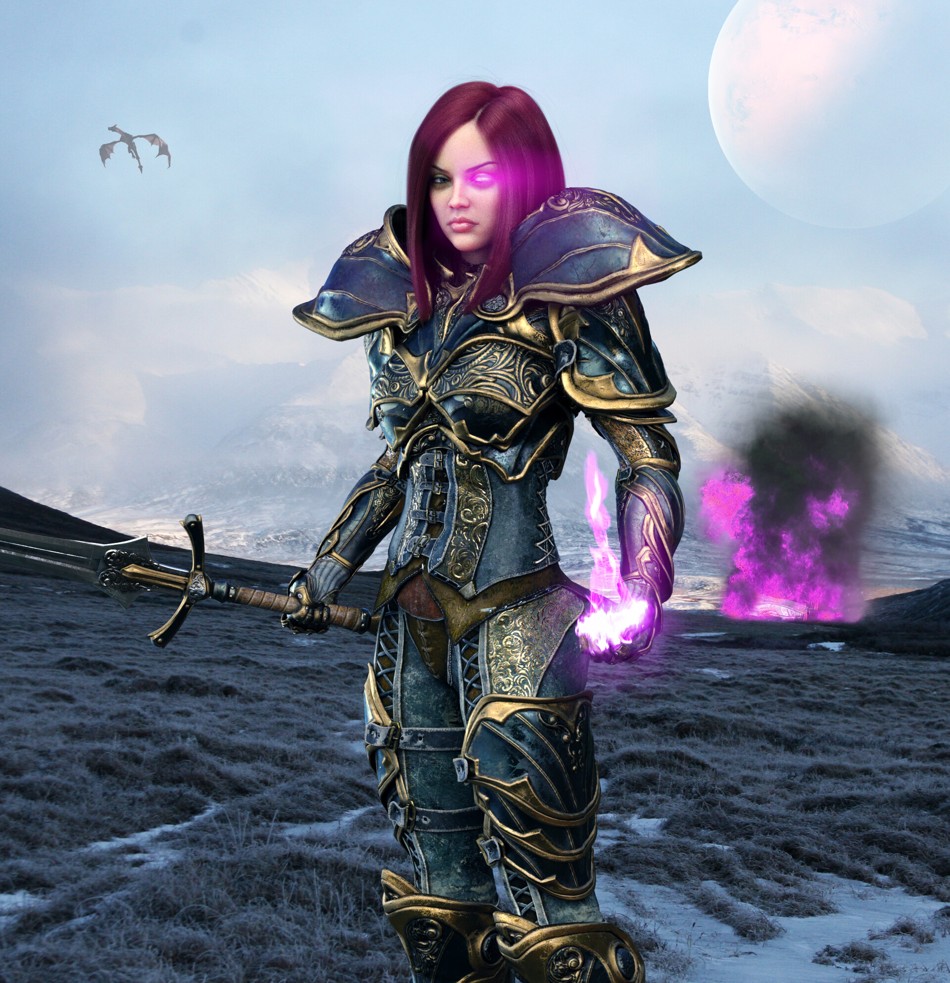 ArtStation - Female warrior