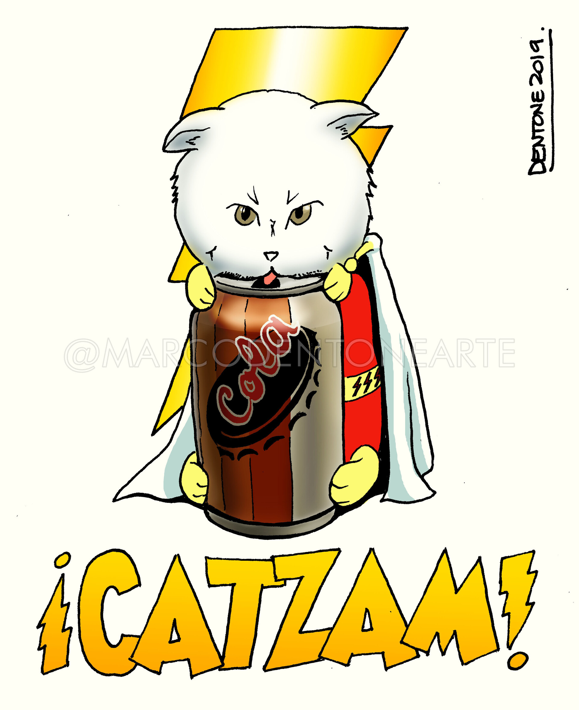 ArtStation - Shazam Cat Version / DC Comics