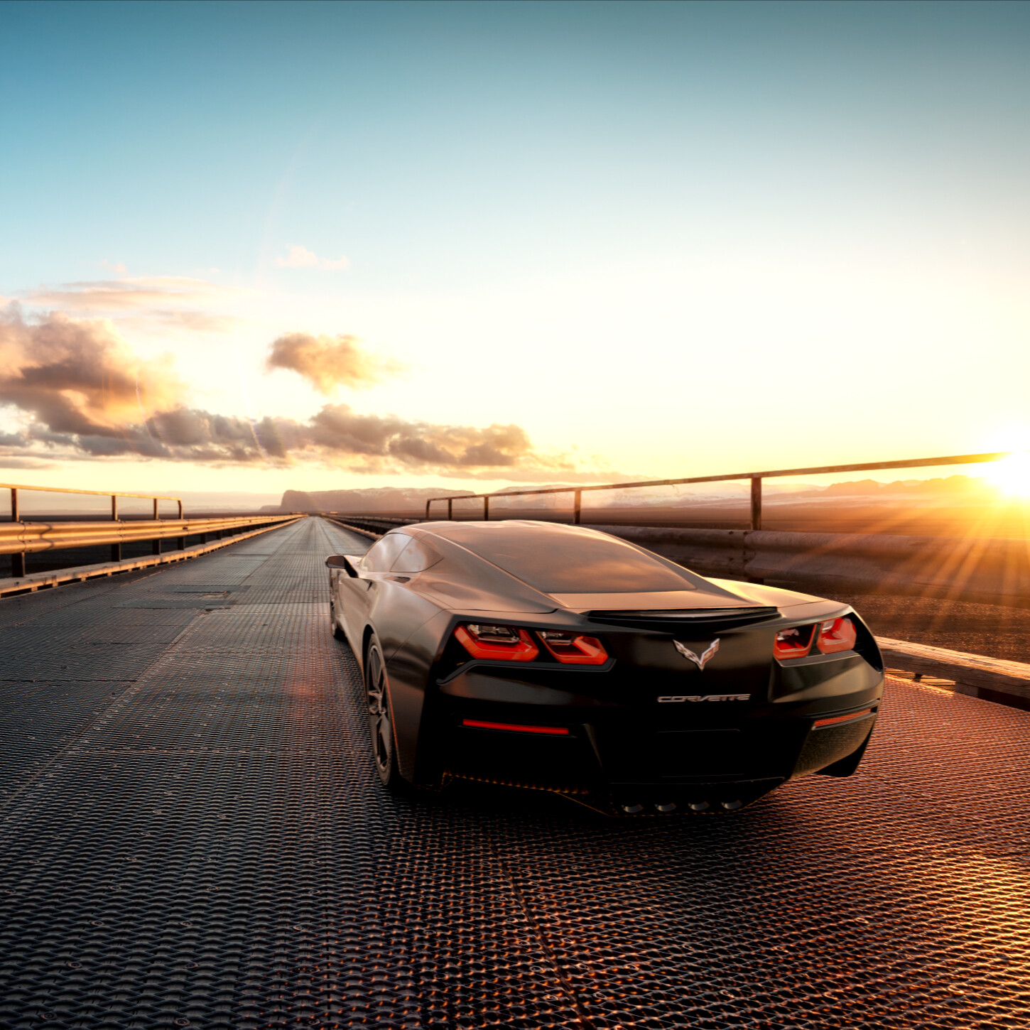 ArtStation - Sunset Car