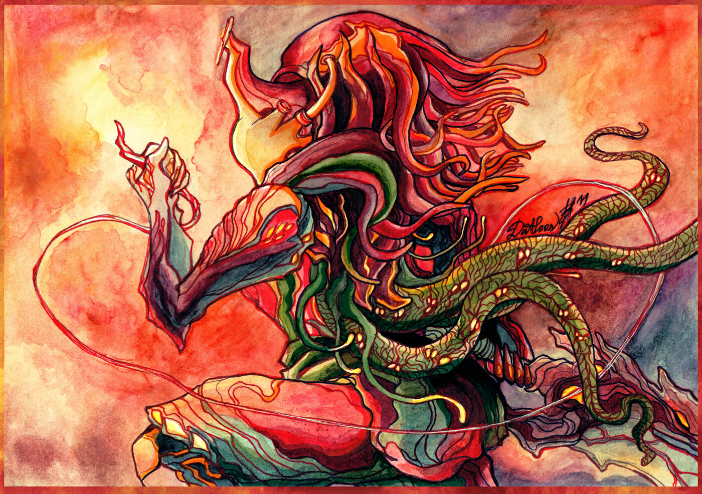 ArtStation - Saryn Prime on the hunt