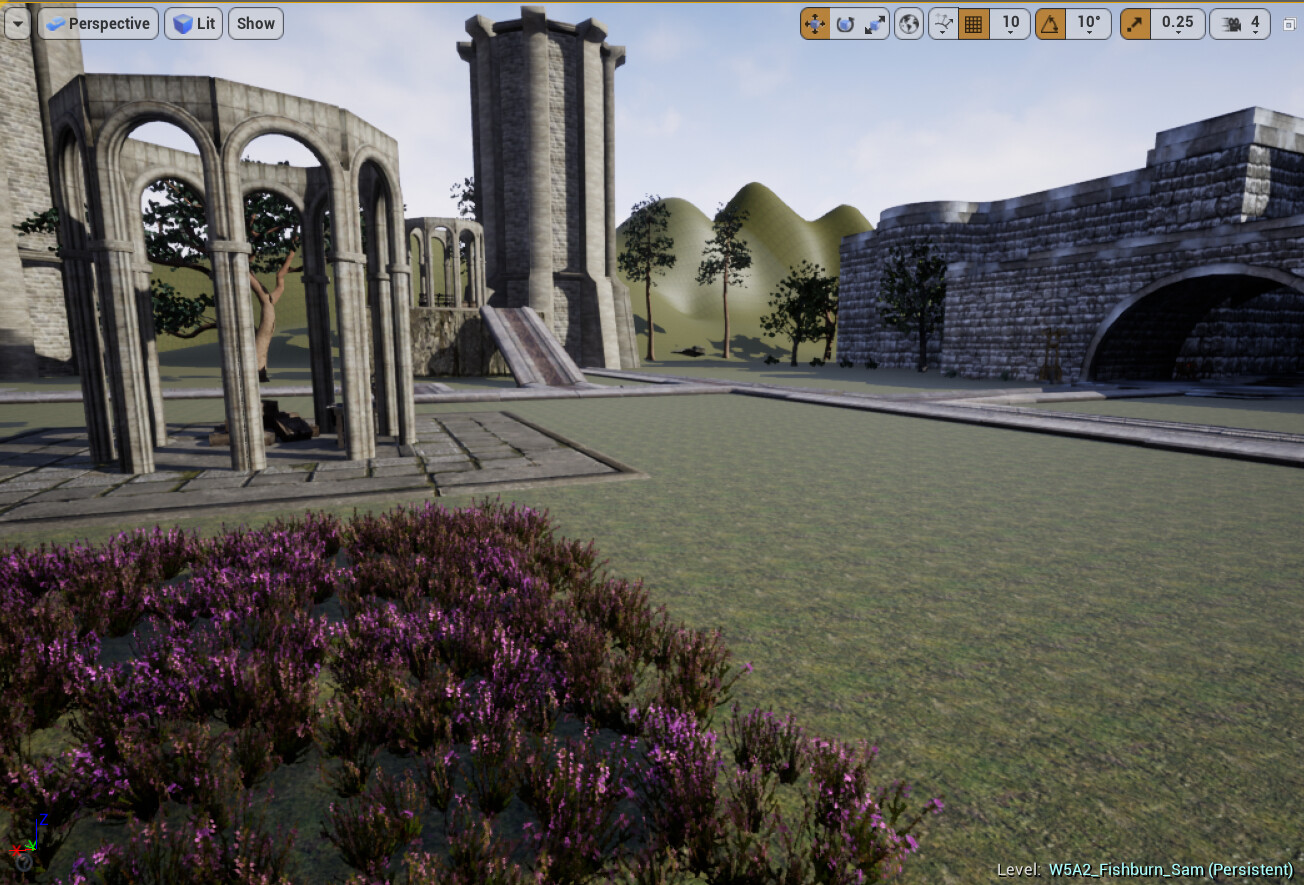 ArtStation - Medieval Village LEVEL ART