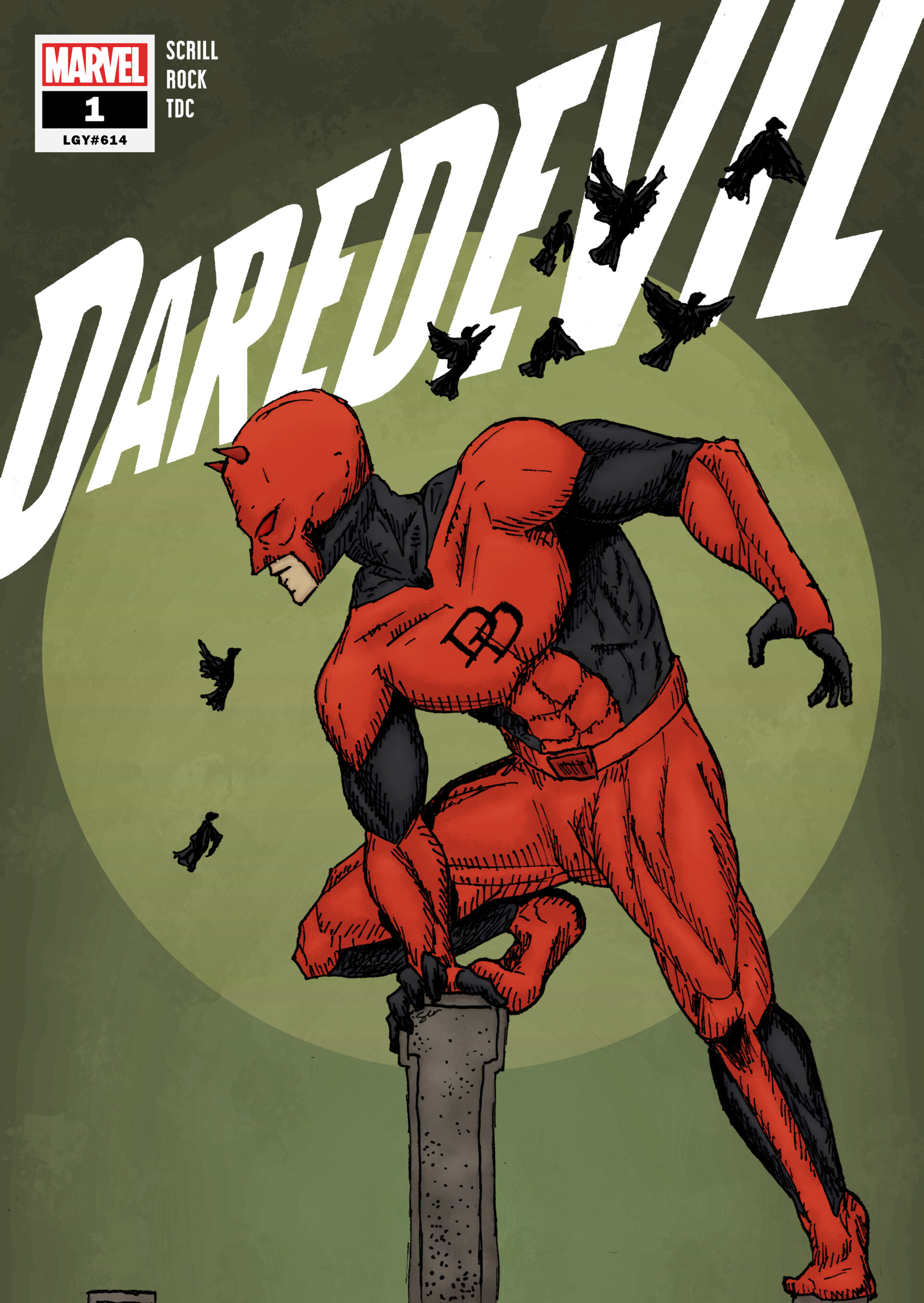 daredevil comic art textless