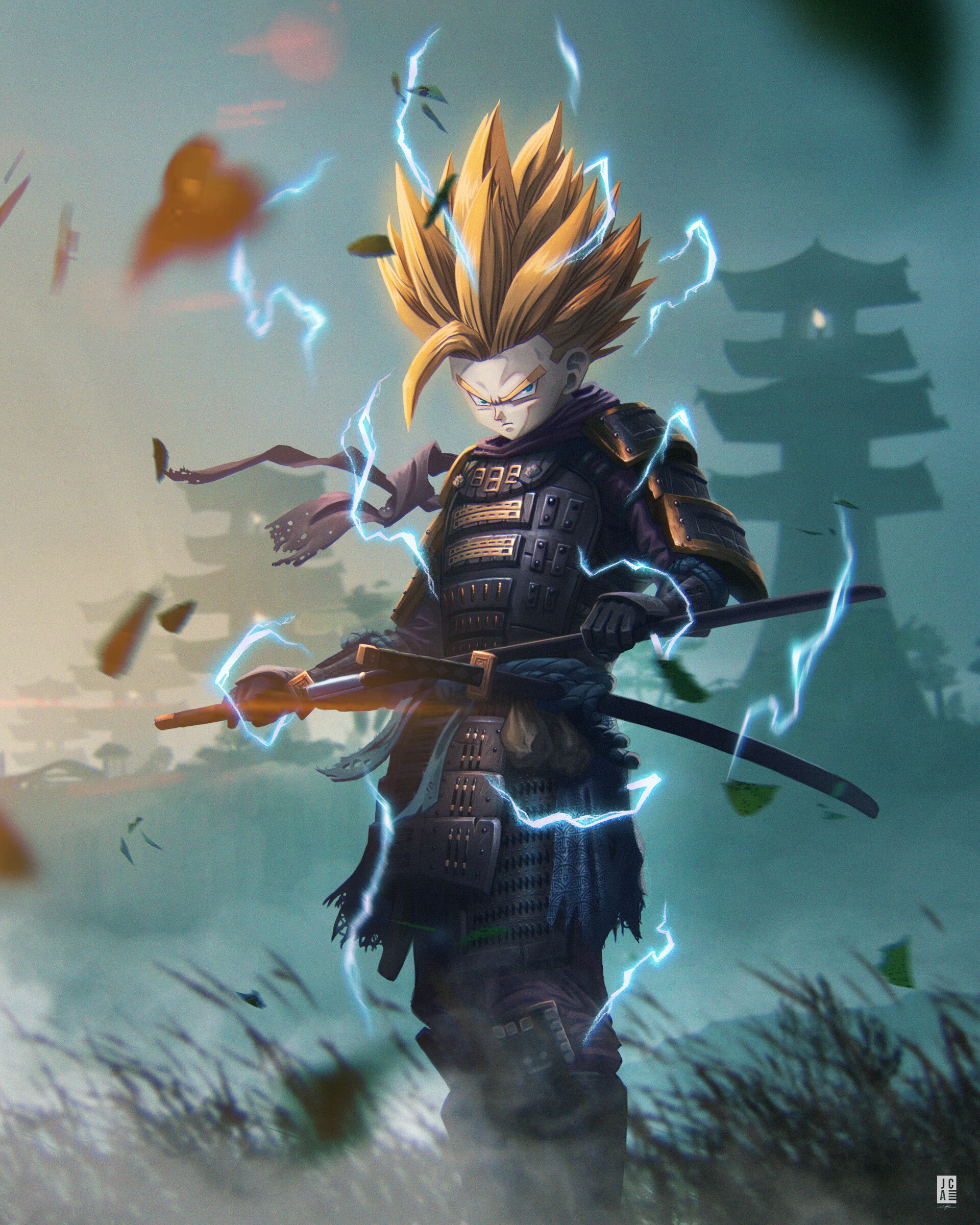 ArtStation - Samurai Gohan