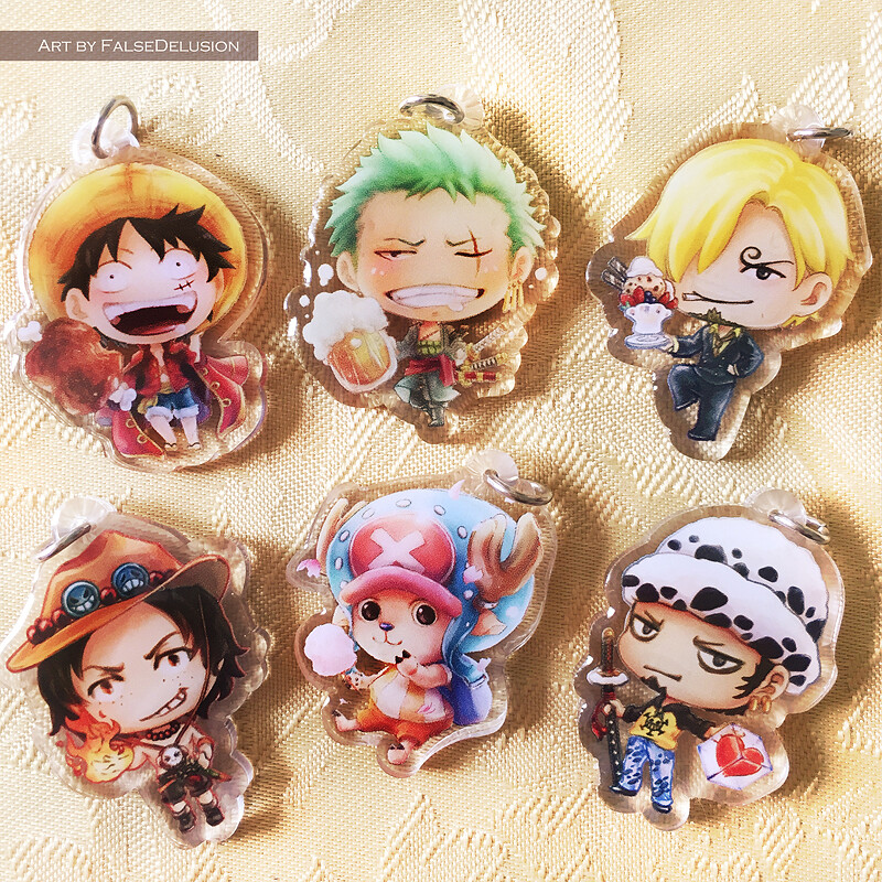 ArtStation - One piece keychains