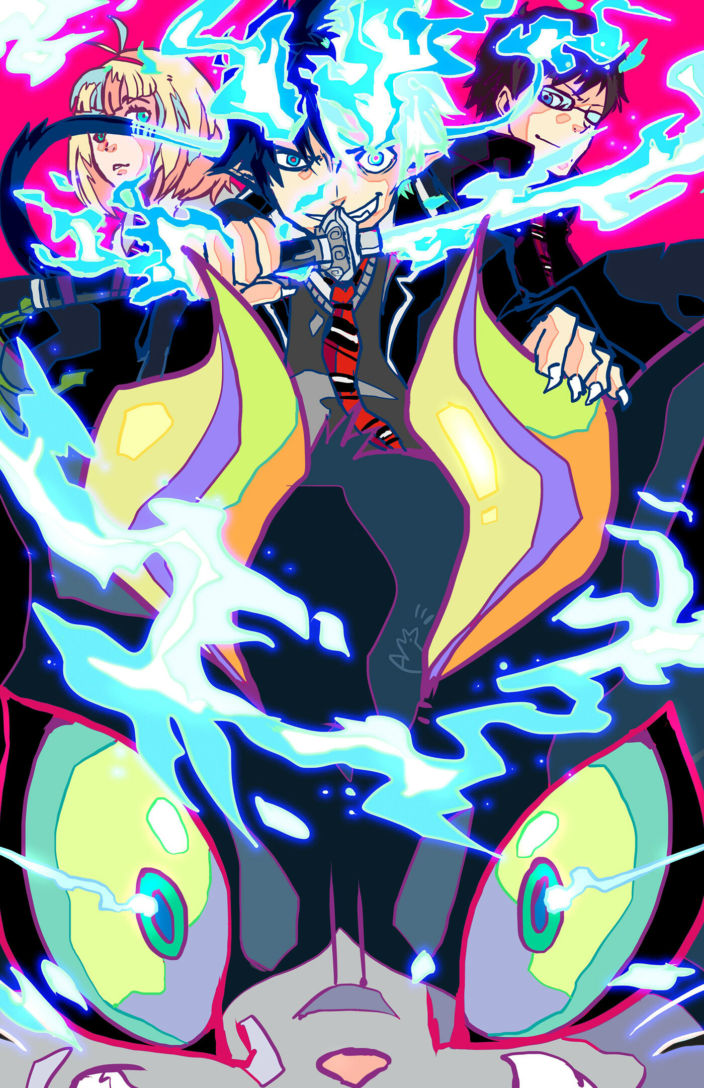 ArtStation - Blue Exorcist Tribute