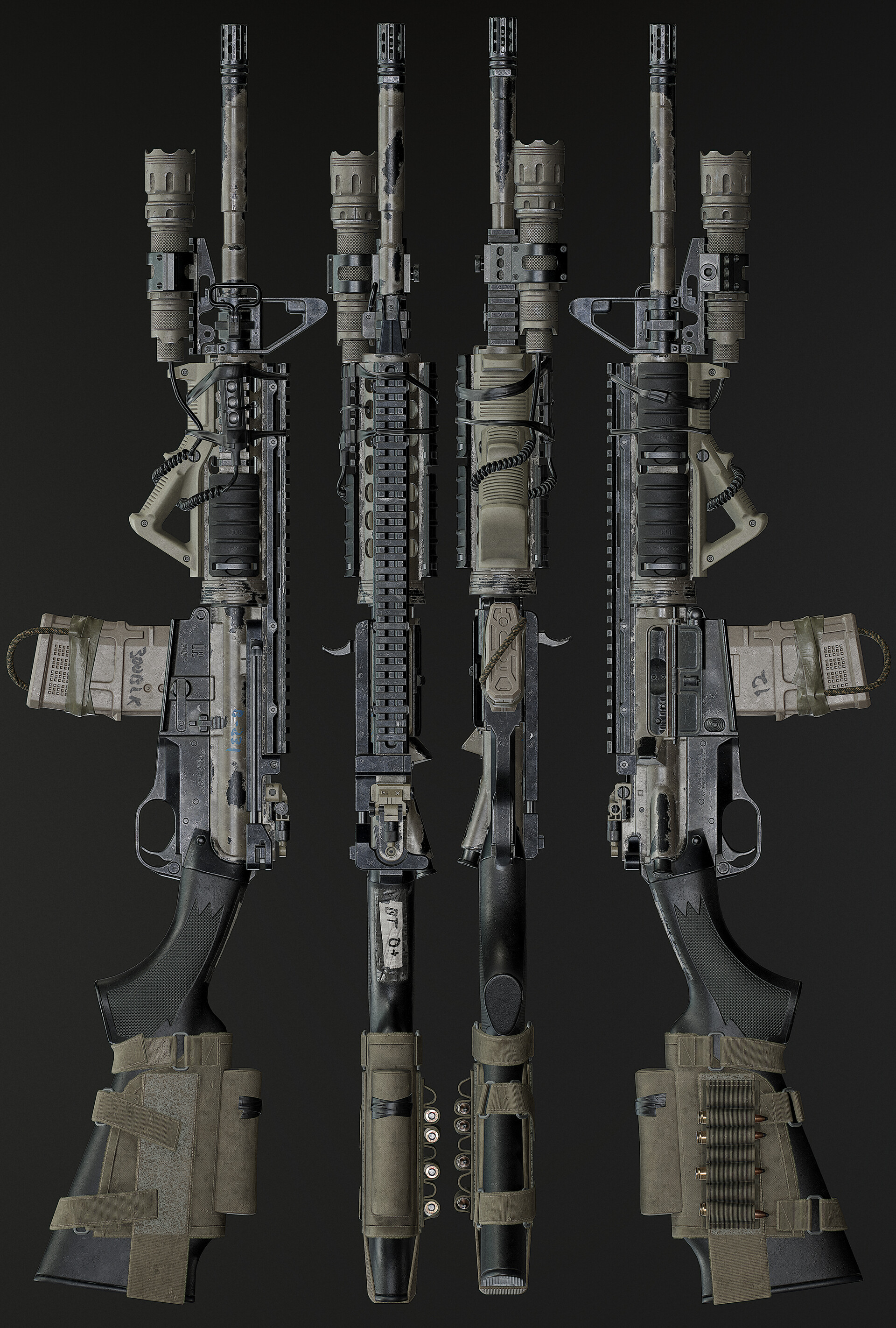 Emmanuel Marshall - Game-Ready Asset M4 Acog