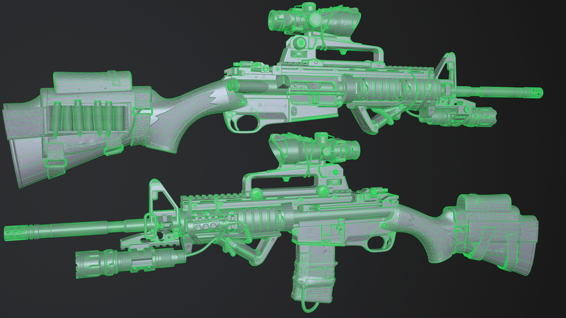 Emmanuel Marshall - Game-Ready Asset M4 Acog