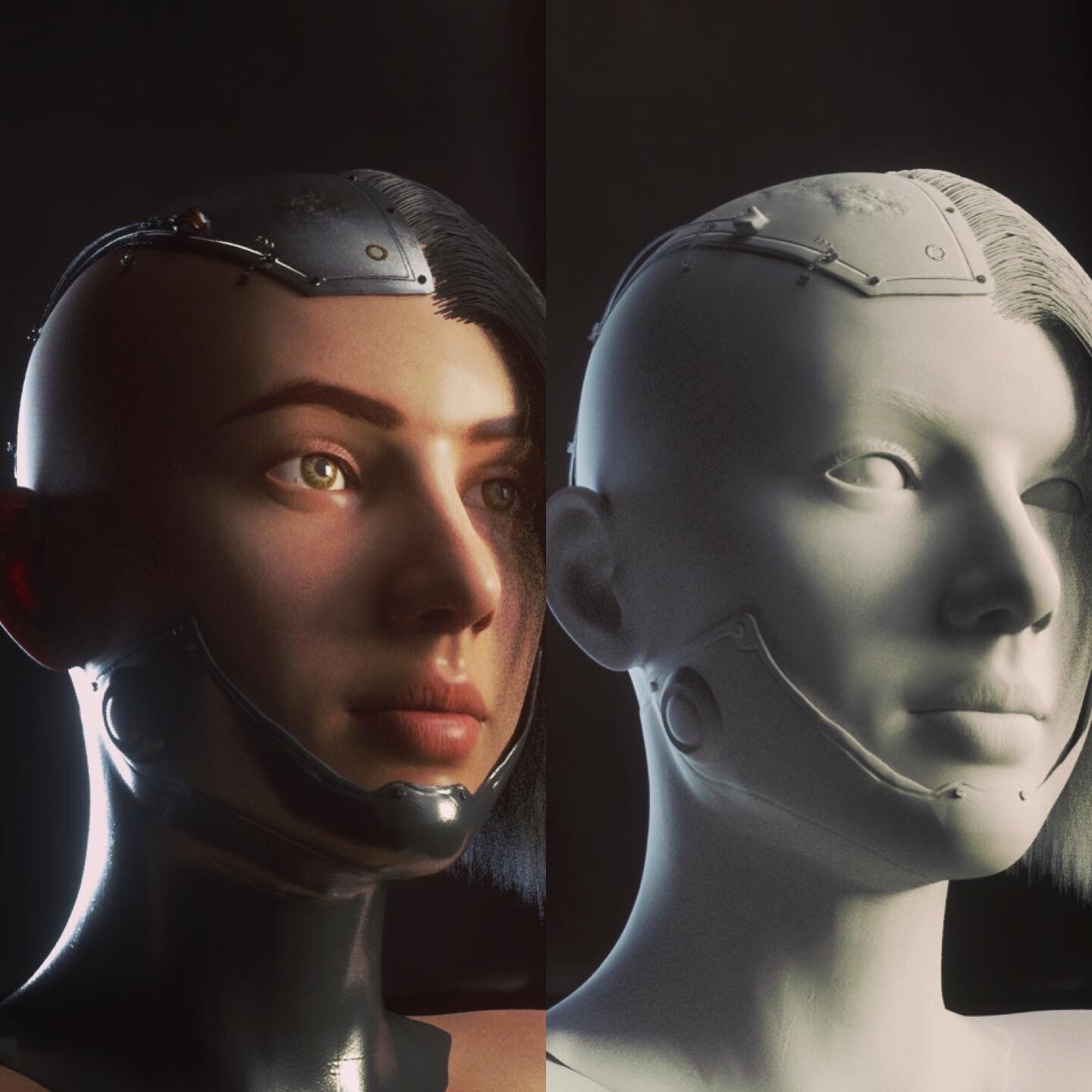 Ganeshatama Kenny - Woman cyborg head